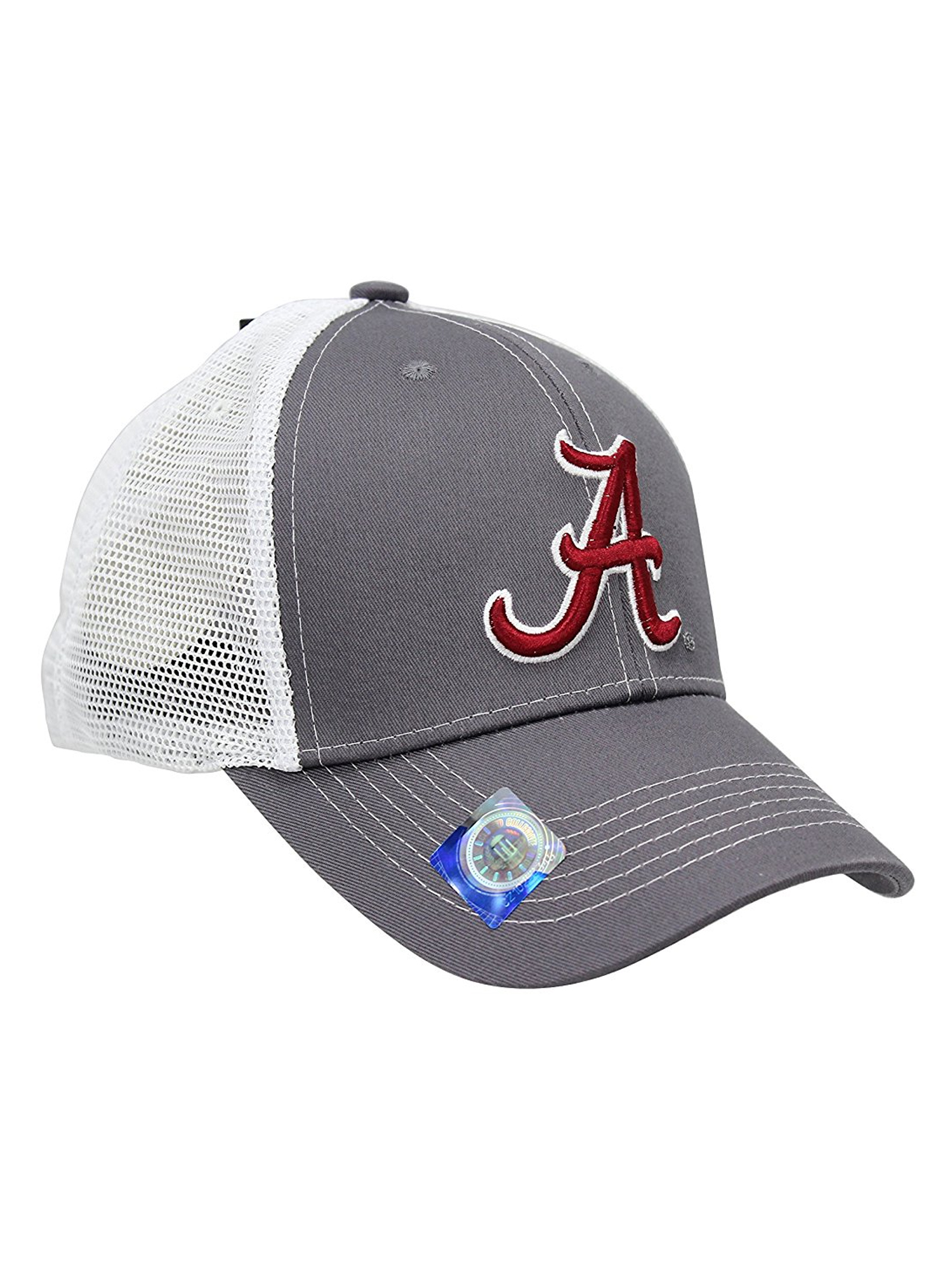 Collegiate Headwear NCAA College Team Grey Ghost Mesh Embroidered Snap ...