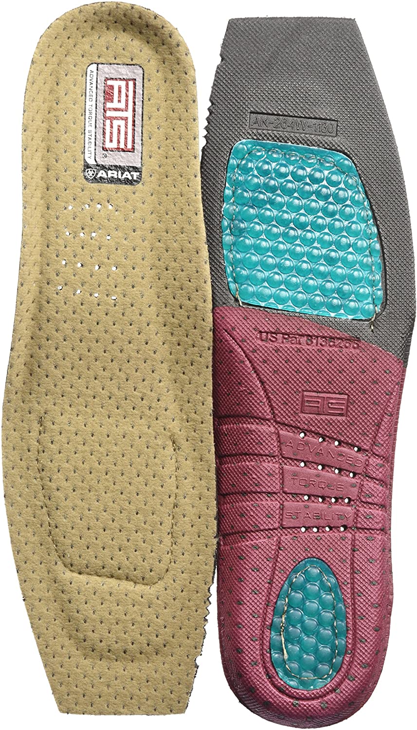 Ariat Women's ATS Shoe Insert Wide Square Toe Insole Footbeds | eBay
