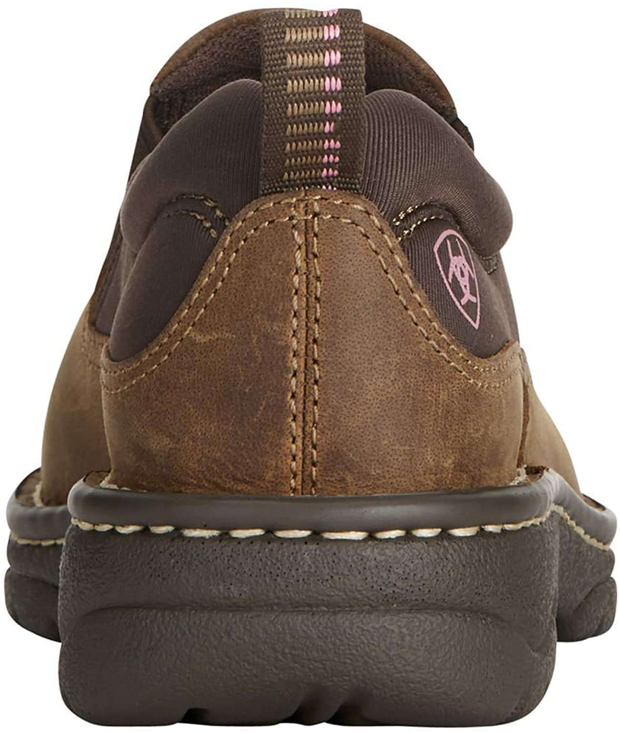 Ariat Womens Traverse 4LR Brown Leather Pull On Shoes Sz 6.5B Med ...