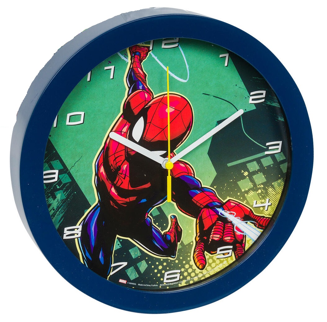 Spider-man Wall Clock, Marvel , Round, 9 1/2" | eBay