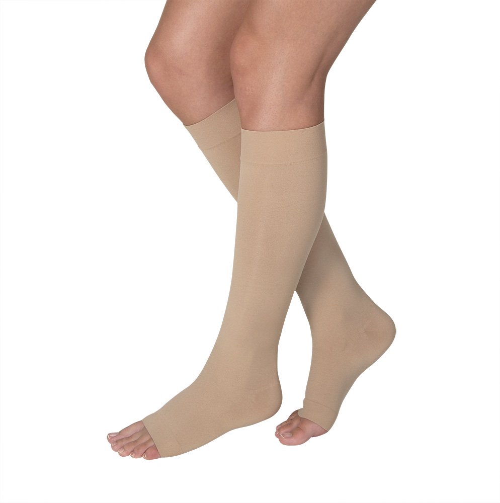 JOBST Women's Opaque Petite Knee High 15-20 mmHg Open Toe | eBay