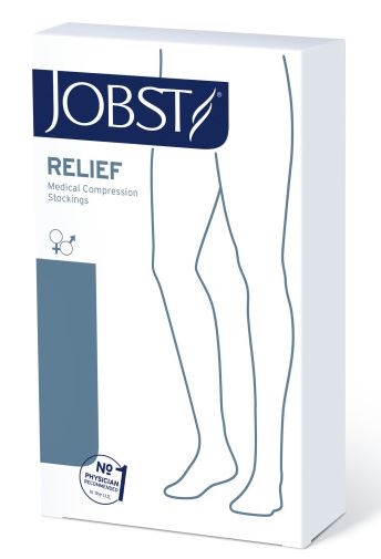 JOBST Relief Compression Stockings 30-40 mmHg Knee High Silicone Dot ...