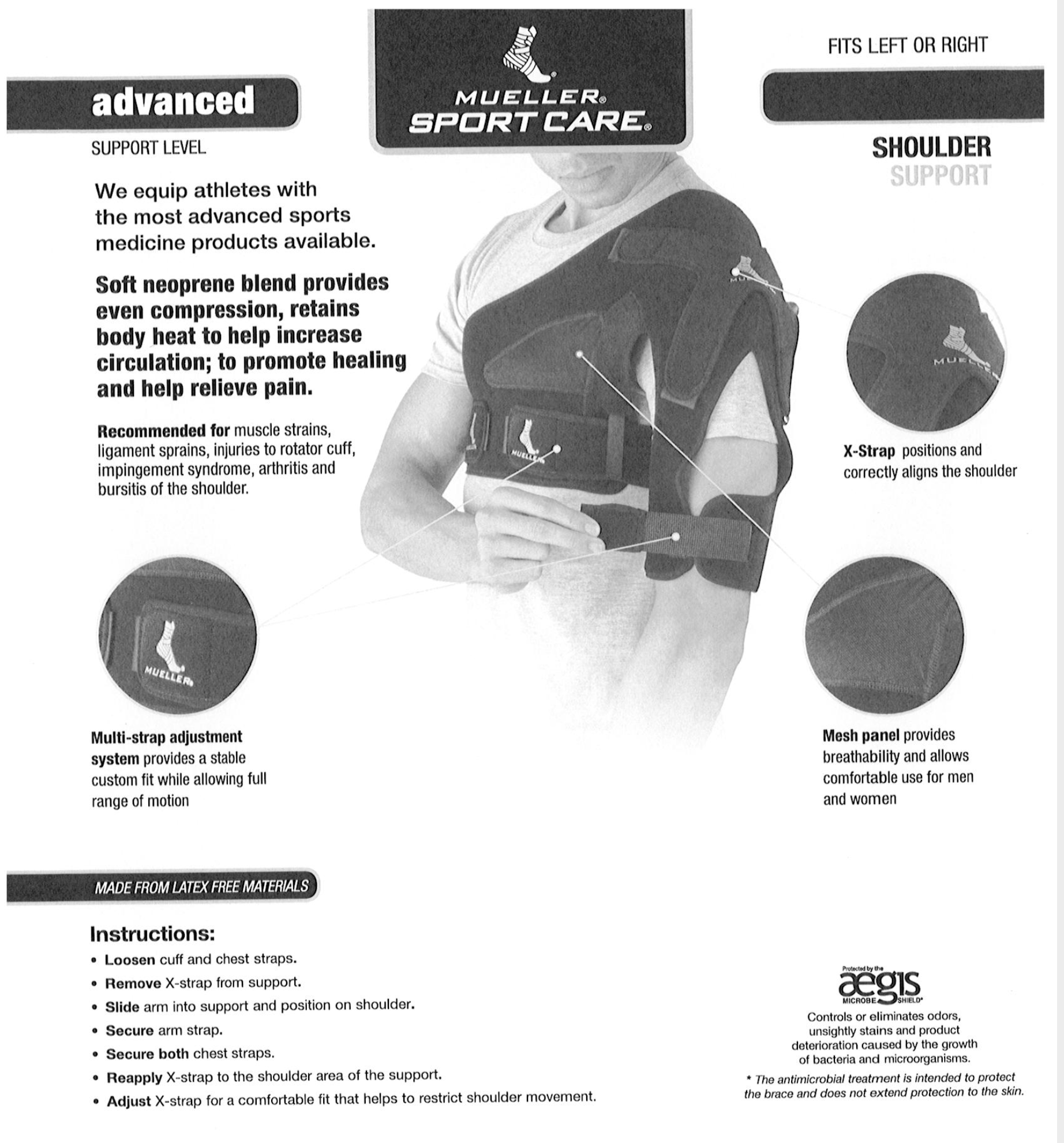 Mueller Shoulder Support, Bagged | eBay