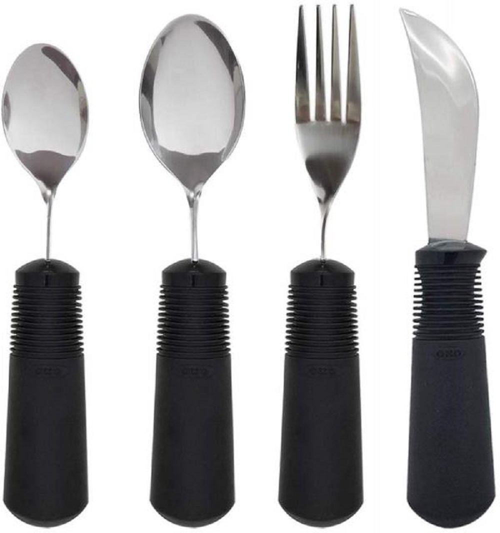 Good Grips Weighted Adaptive Eating Utensils | eBay