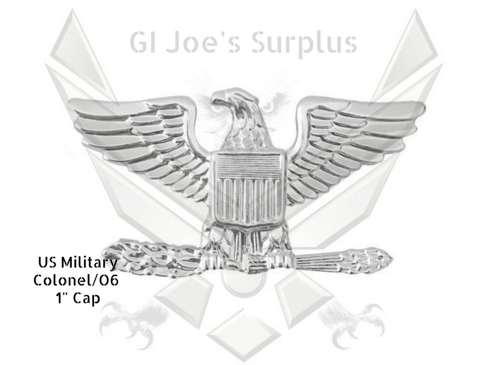 New Military Army USMC USAF Colonel USN Captain O6 Uniform Metal Rank ...