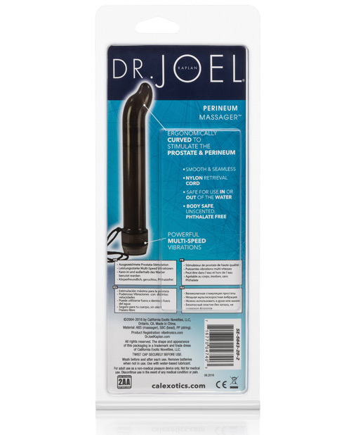 Dr. Joel Kaplan Vibrating Male P-spot Prostate Massager Anal Vibe Butt ...