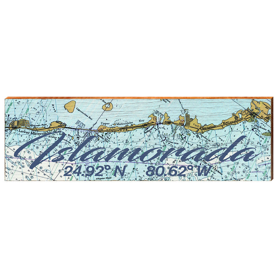 Islamorada, Florida Navigational Chart Wall Art | eBay